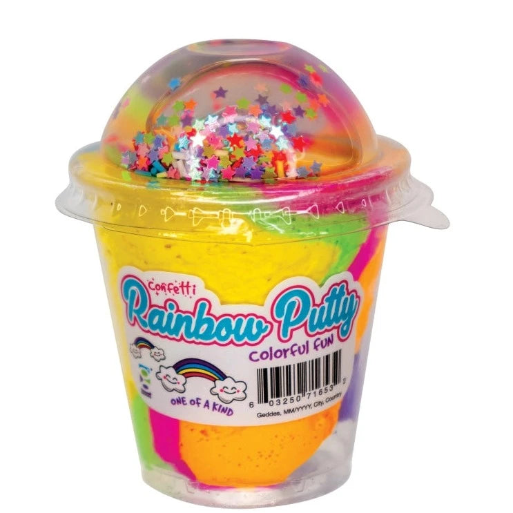 Confetti Rainbow Putty – Lollipop Art Lounge