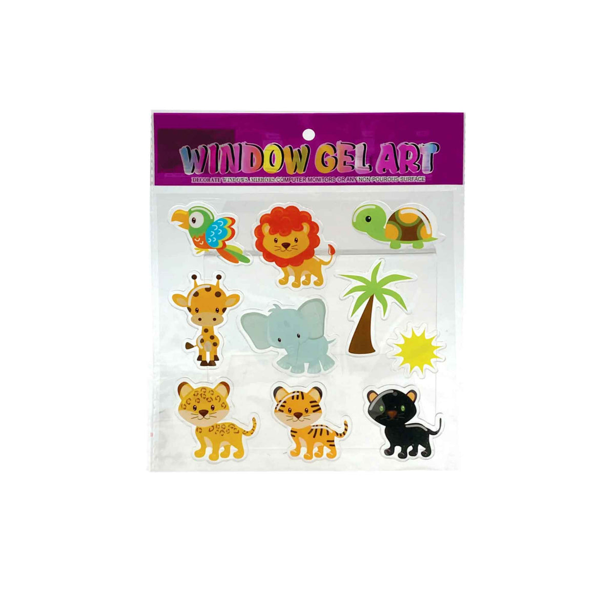 Animal Gel Window Stickers – Lollipop Art Lounge