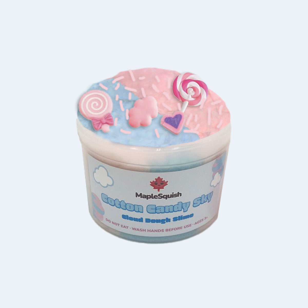 Cotton Candy Sky Slime – Lollipop Art Lounge
